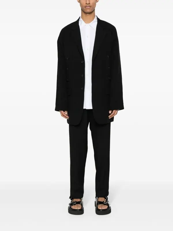 Yohji Yamamoto Single-breasted Coat
