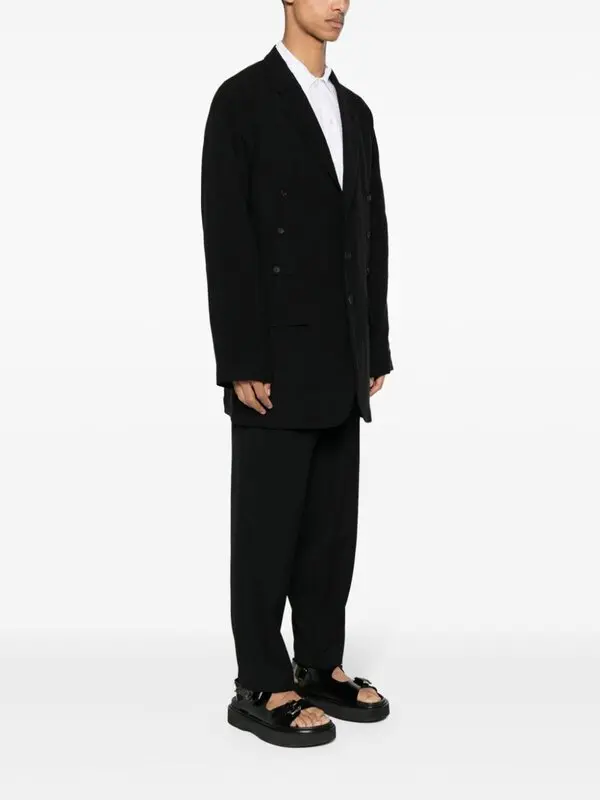 Yohji Yamamoto Single-breasted Coat