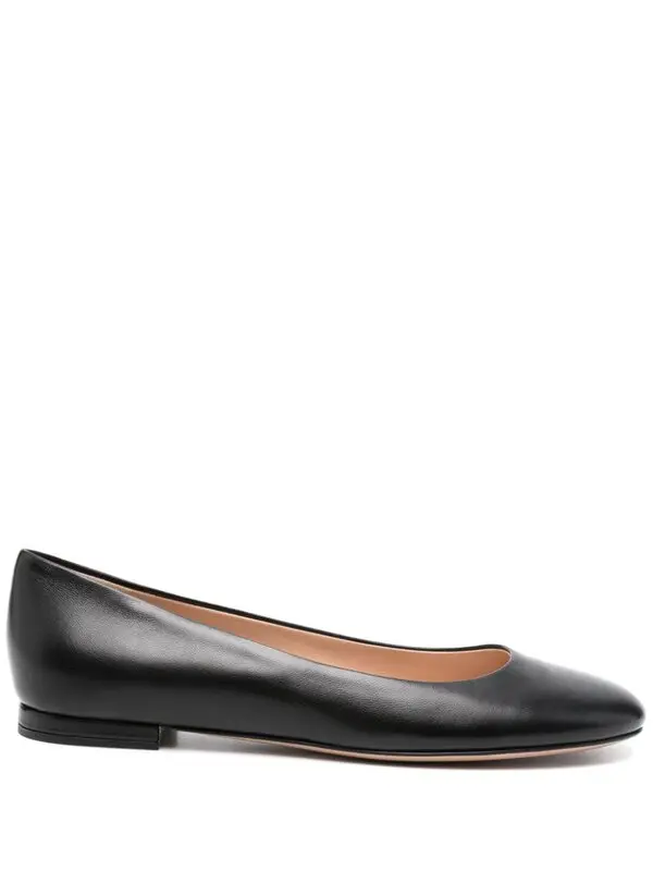 GIANVITO ROSSI Leather Ballerina Shoes