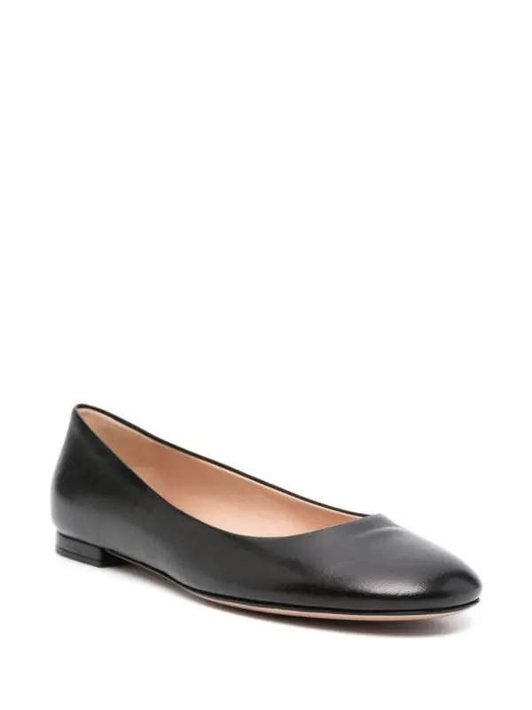 GIANVITO ROSSI Leather Ballerina Shoes