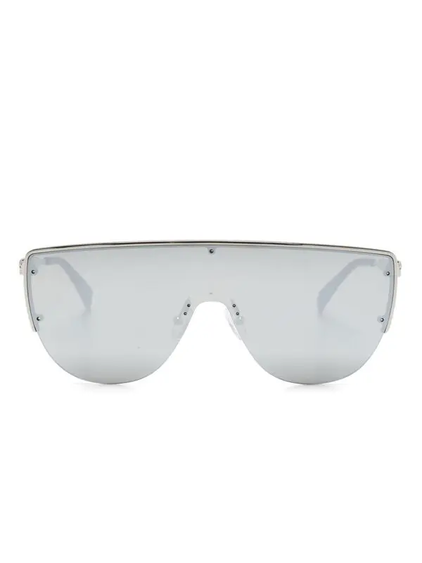 Alexander McQueen Shield Sunglasses - Silver
