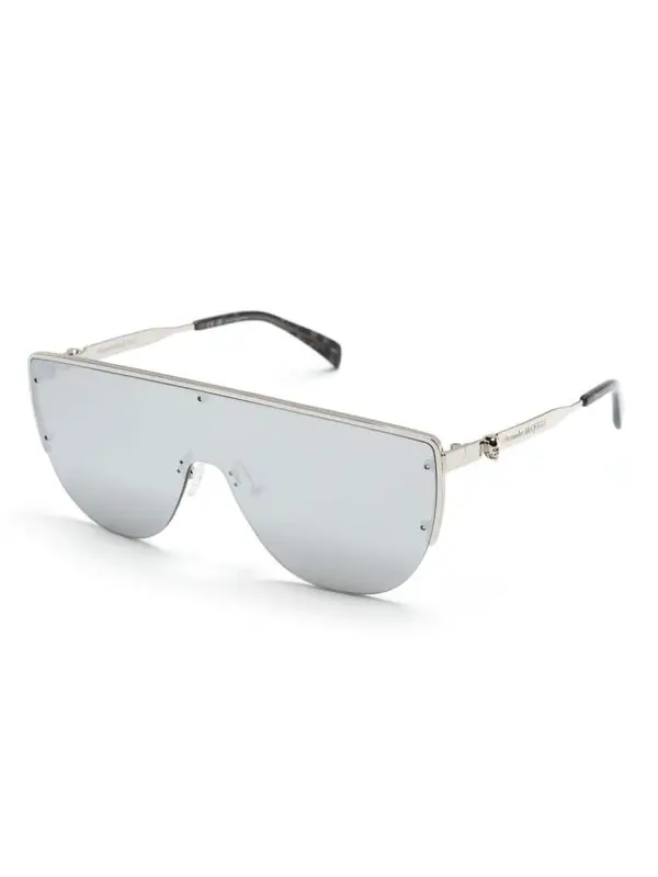 Alexander McQueen Shield Sunglasses - Silver