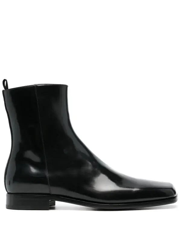 Prada Square-toe Ankle Boots