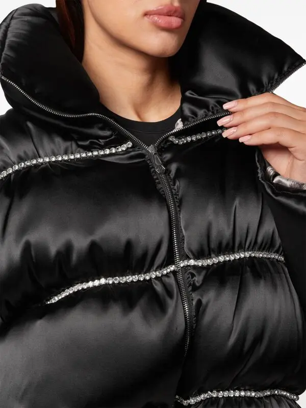 Philipp Plein Crystal-embellished Down Jacket