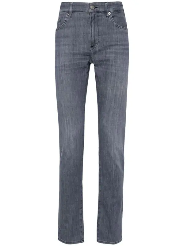 BOSS Mid-rise Slim-fit Jeans - Grey