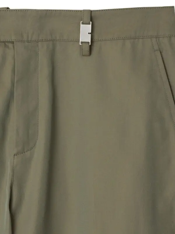Burberry Straight-leg Cotton Trousers