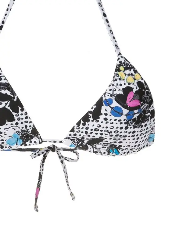 AMIR SLAMA Graphic-print Bikini Set - Multicolour