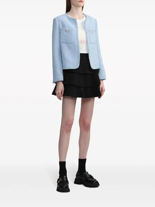 B+AB Braided-trim Tweed Jacket