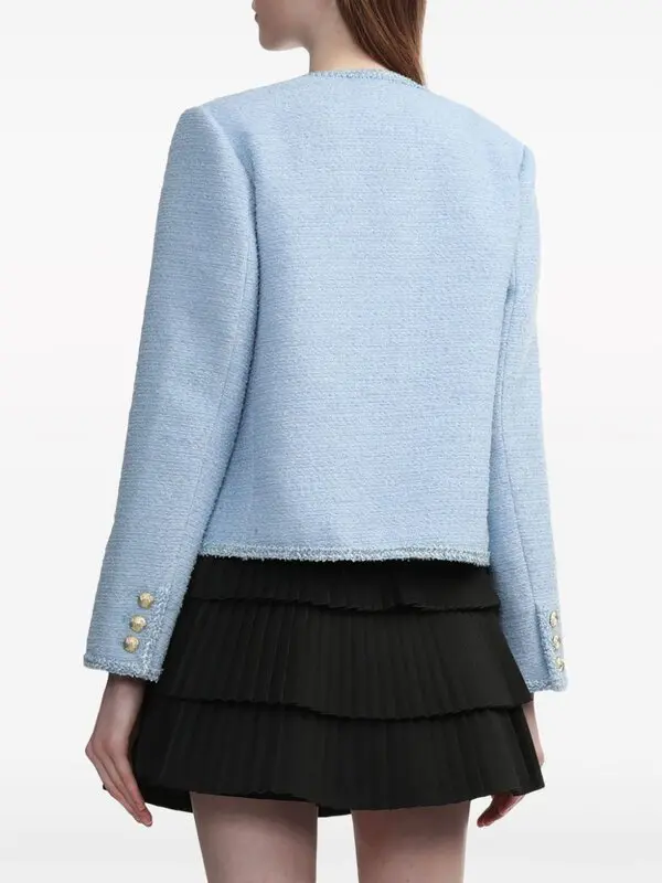 B+AB Braided-trim Tweed Jacket