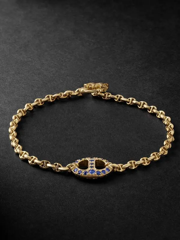 Hoorsenbuhs 18-karat Sapphire And Diamond Bracelet - Gold