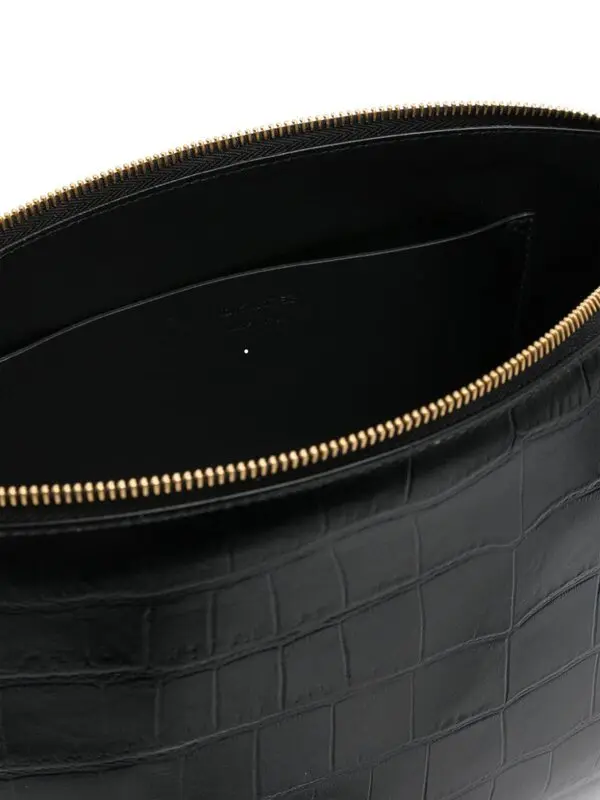 JIL SANDER Medium Empire Leather Shoulder Bag