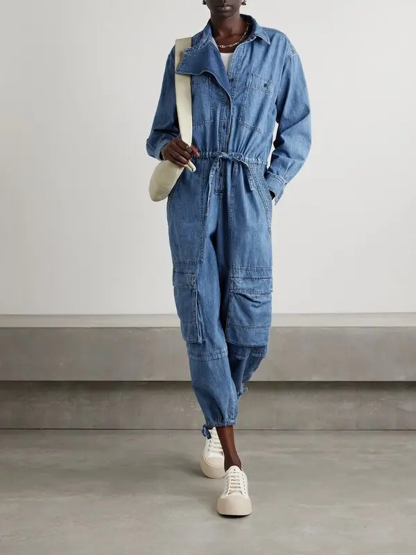 MARANT ETOILE Idany Denim Jumpsuit