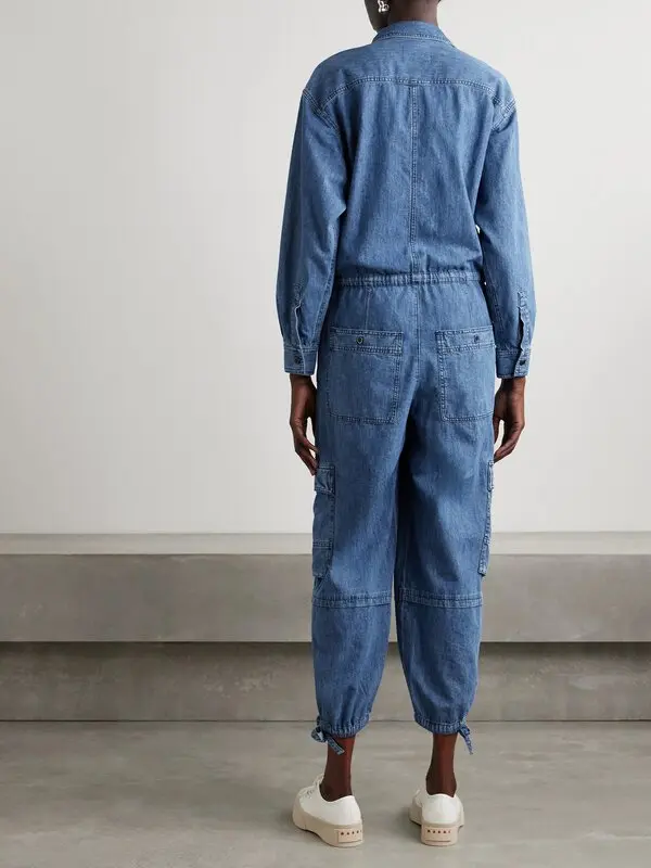 MARANT ETOILE Idany Denim Jumpsuit