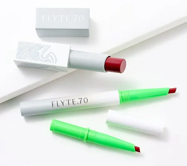 FLYTE.70 S+s Lip Sheer Balm & Chiseled Lipliner 3pc Kit - One-color