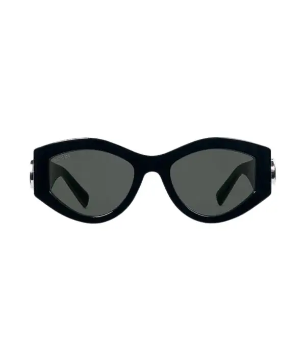Gucci - Oval Frame Sunglasses With Double G Detail