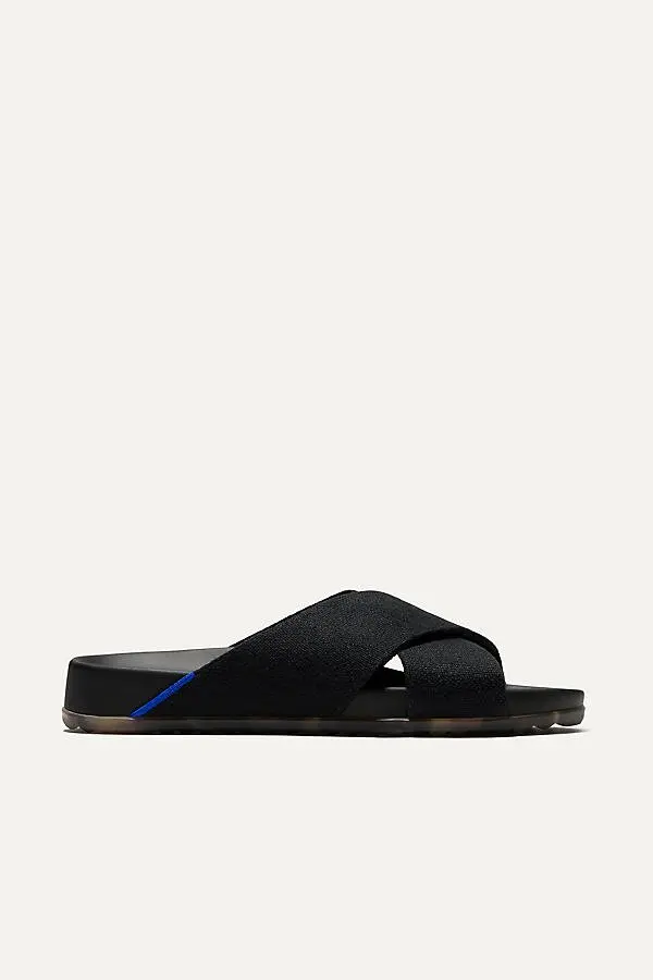 Rothy's The Weekend Slide Sandals - Black