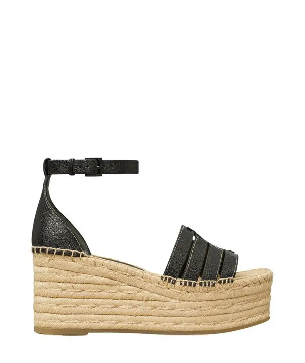 Tory Burch Ines Espadrille Wedge - Perfect Black