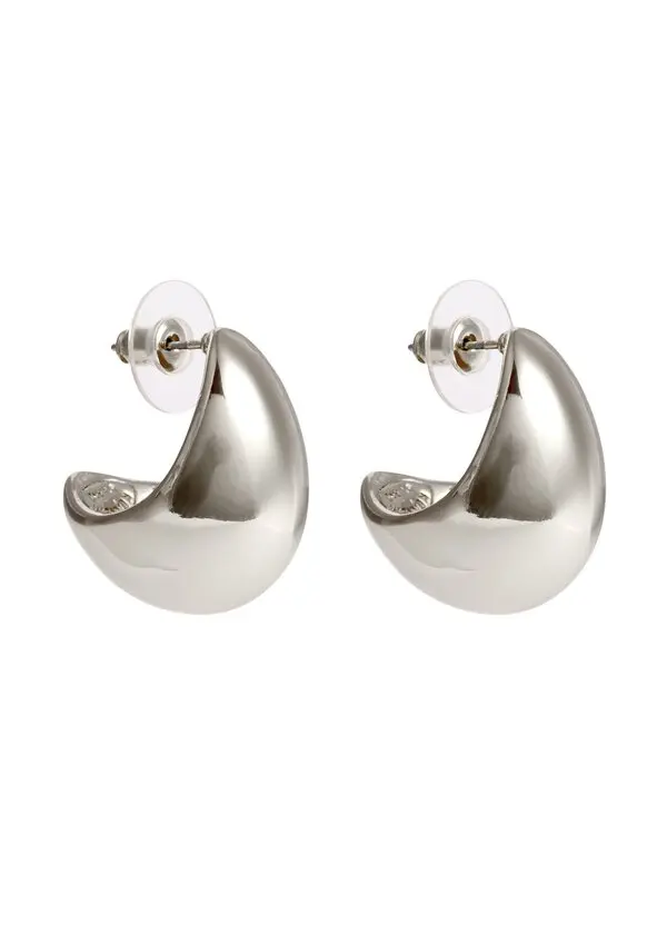 KENNETH JAY LANE Polished Drop Earrings - Silver