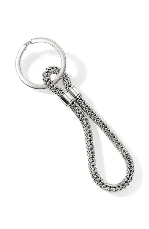 John Hardy Sterling Key Chain - Silver