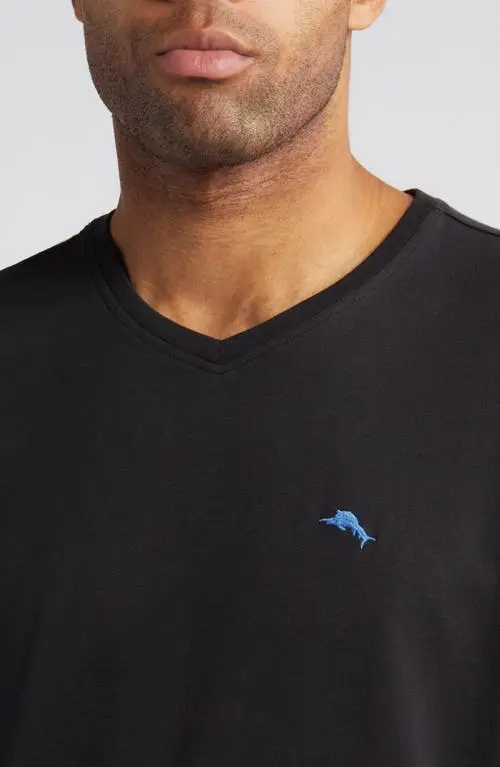 Tommy Bahama New Bali Skyline V-neck T-shirt - Black