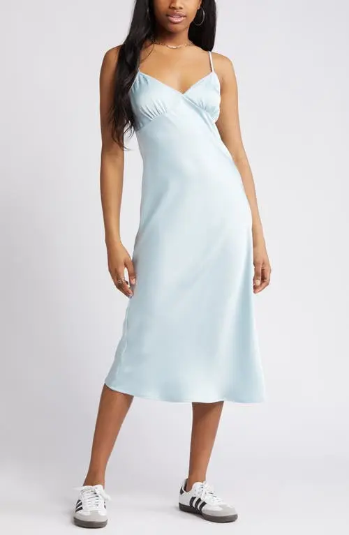 Bp. Satin Midi Slipdress