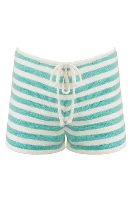 CAPITTANA Maddy Stripe Cover-up Shorts