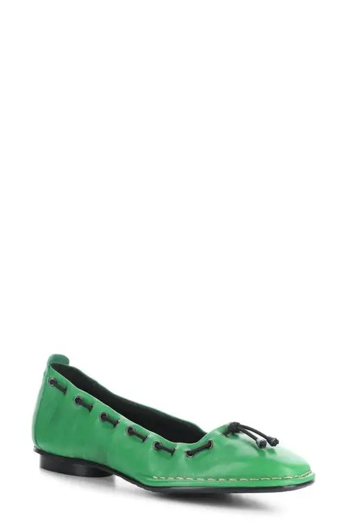 Fly London Bapi Ballet Flat - Green Velvet