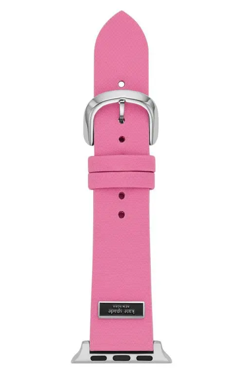 Kate Spade New York Nylon 20mm Apple Watch® Band Pink Editorialist