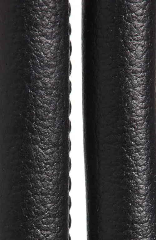Isabel Marant Étoile Silvia Leather Tie Belt - Black/silver
