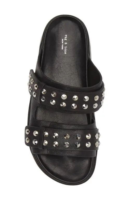 Rag & Bone Geo Stud Platform Slide Sandal