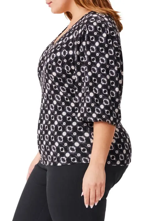 NIC+ZOE Midnight Shibori Top