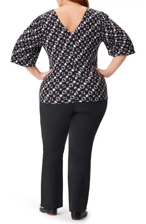 NIC+ZOE Midnight Shibori Top