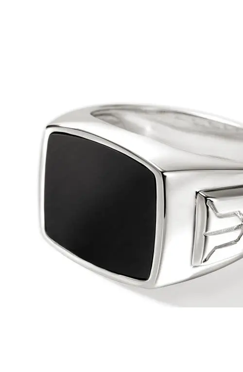John Hardy Onyx Signet Ring
