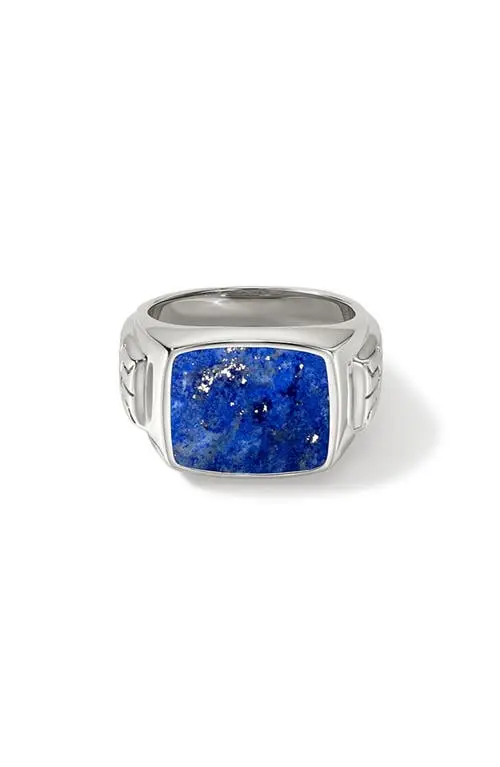 John Hardy Onyx Signet Ring - Lapis Lazuli