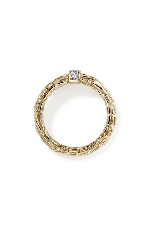 John Hardy Spear Diamond Ring - Gold