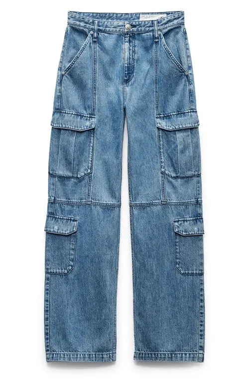 Rag & Bone Featherweight Cailyn Wide Leg Cargo Jeans