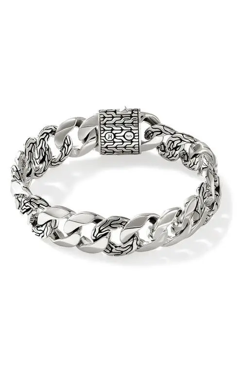 John Hardy Sterling Curb Chain Bracelet - Silver