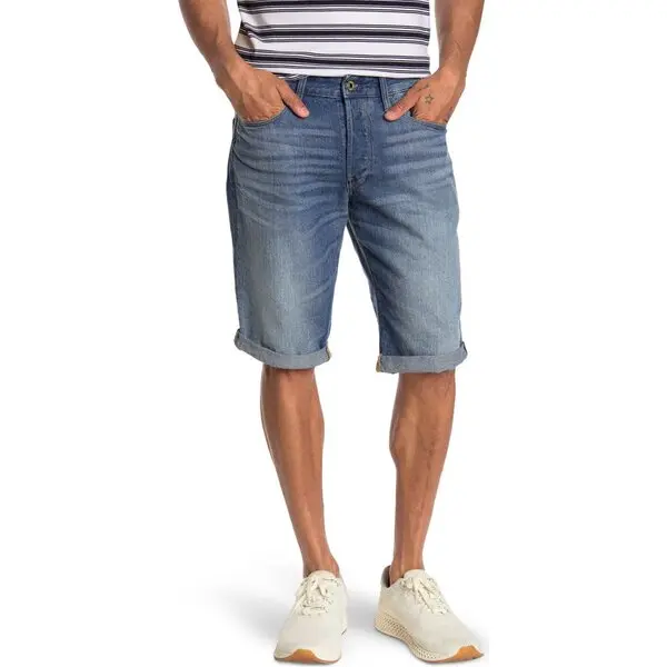 G-star Raw Slim Fit Denim Shorts - Medium Aged