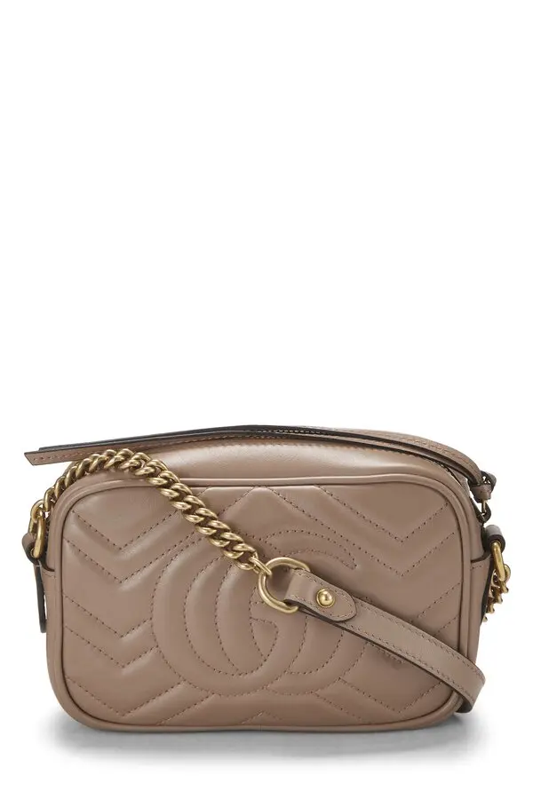 Gucci Leather Gg Marmont Crossbody