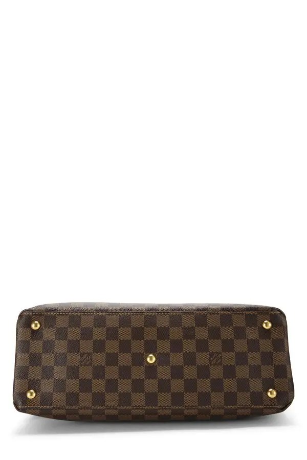LOUIS VUITTON Damier Ebene Riverside Tote - Black