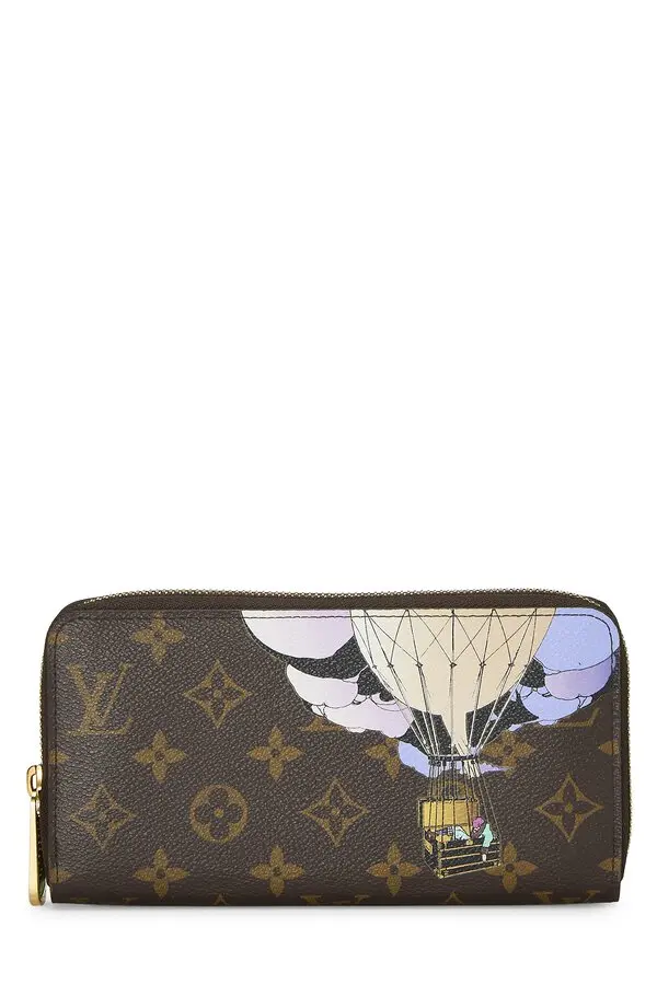 LOUIS VUITTON Monogram Canvas Illustre Zippy - Brown