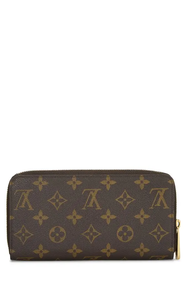 LOUIS VUITTON Monogram Canvas Illustre Zippy - Brown