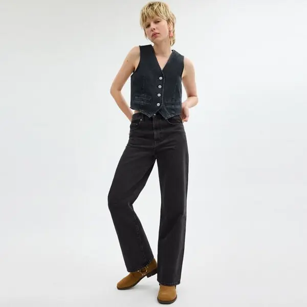 COACH Loose Fit Jeans In Organic Cotton