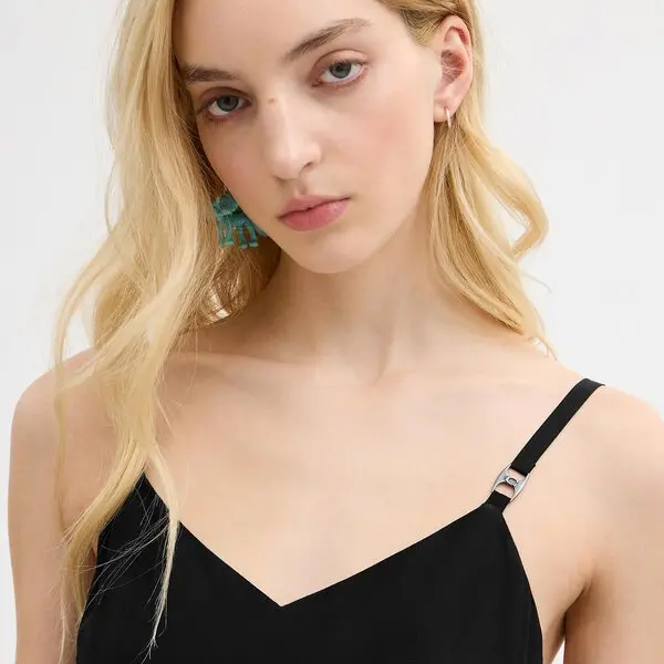 COACH Heritage C Silk Midi Dress