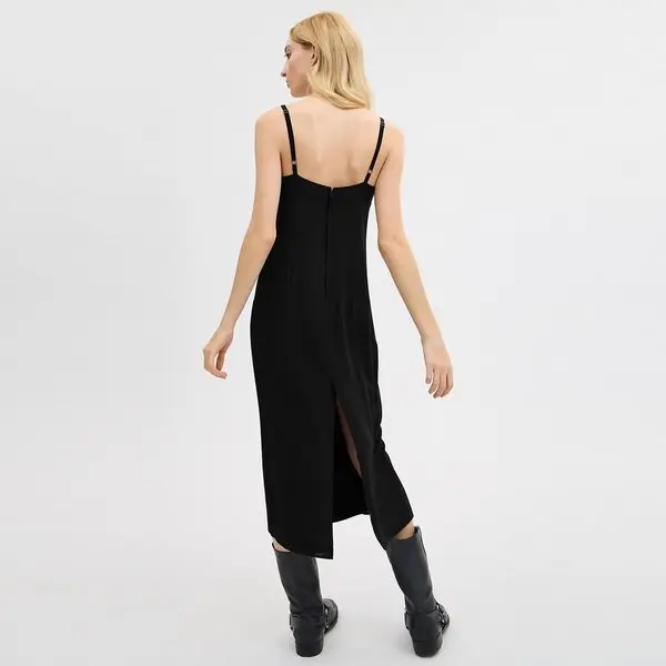 COACH Heritage C Silk Midi Dress