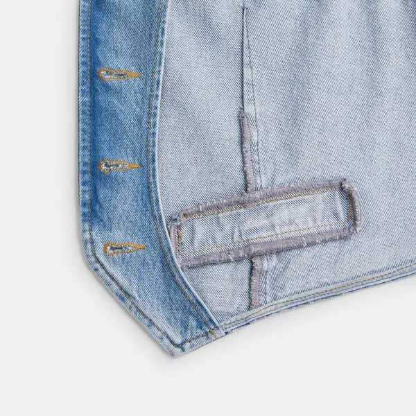 COACH Denim Vest In Organic Cotton