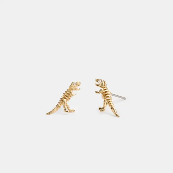 COACH Rexy Stud Earrings - Gold