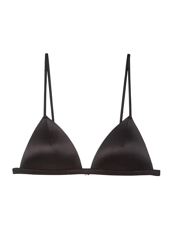 FLEUR DU MAL Silk-blend Wireless Triangle Bra