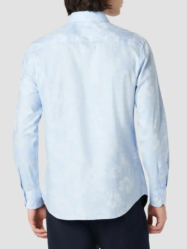 Bugatchi Julian Floral Cotton Button-front Shirt