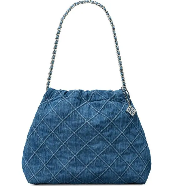 Tory Burch Fleming Soft Quilted Hobo Bag